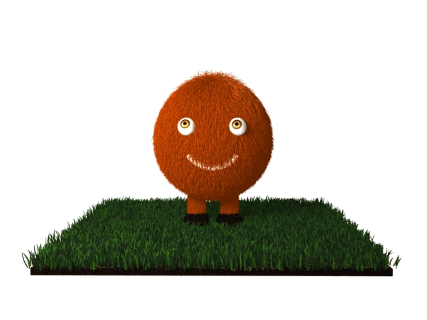 3d Model Of Furball Character