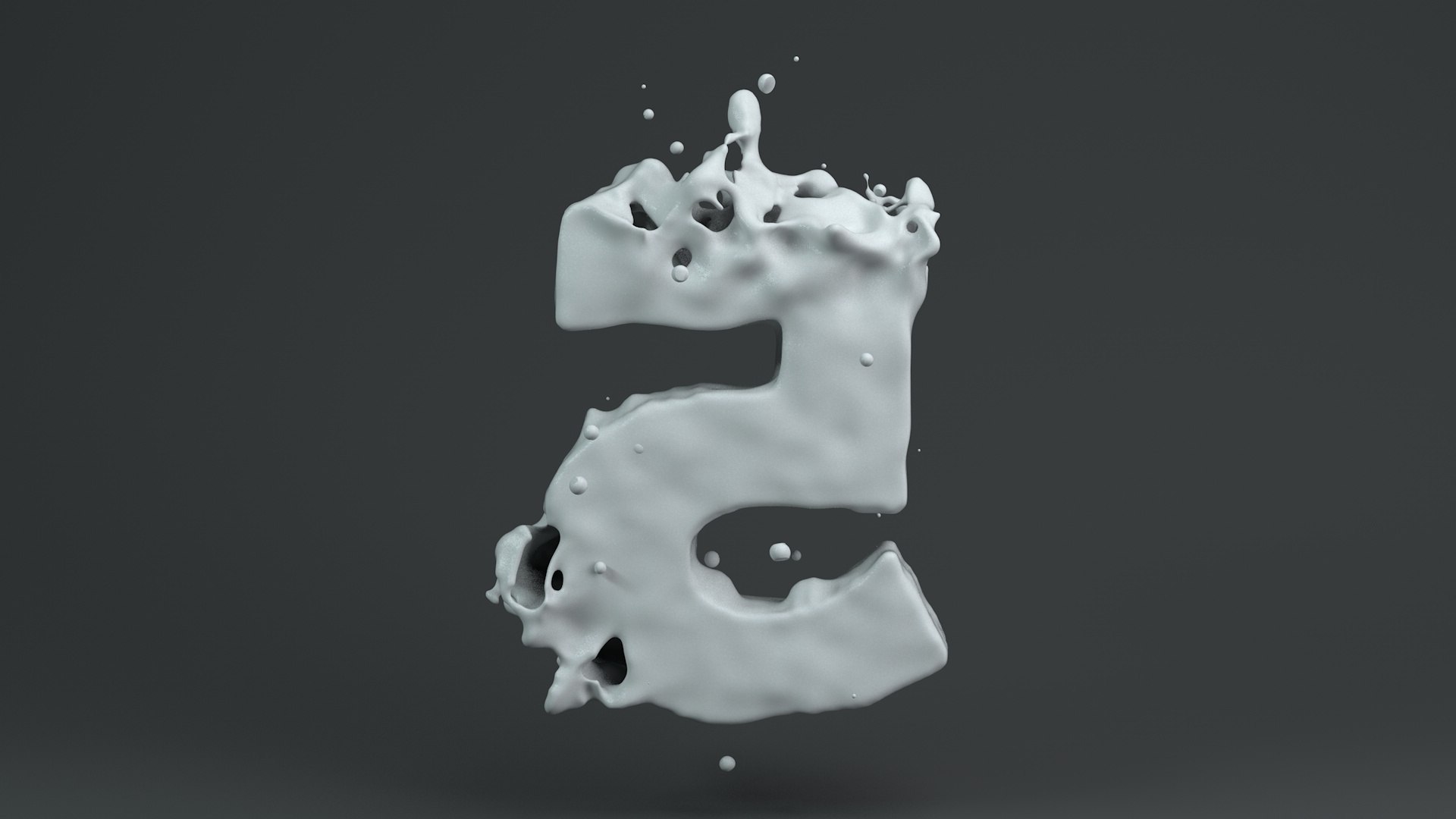3D Model Number Liquid 5 - TurboSquid 1689336