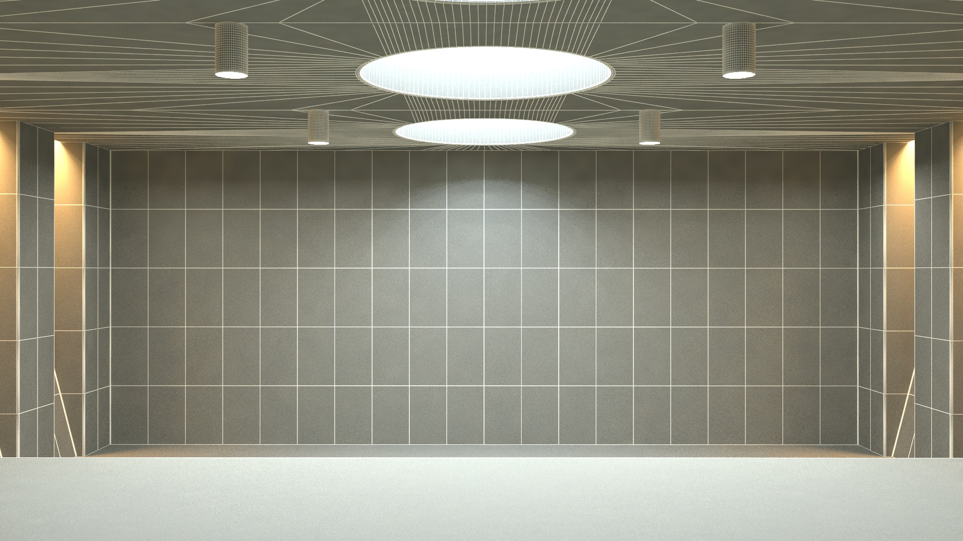 Empty Assembly Hall Model - TurboSquid 2202820