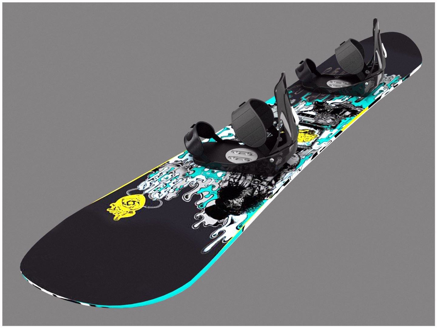 Snow Board Snowboard 3d Model