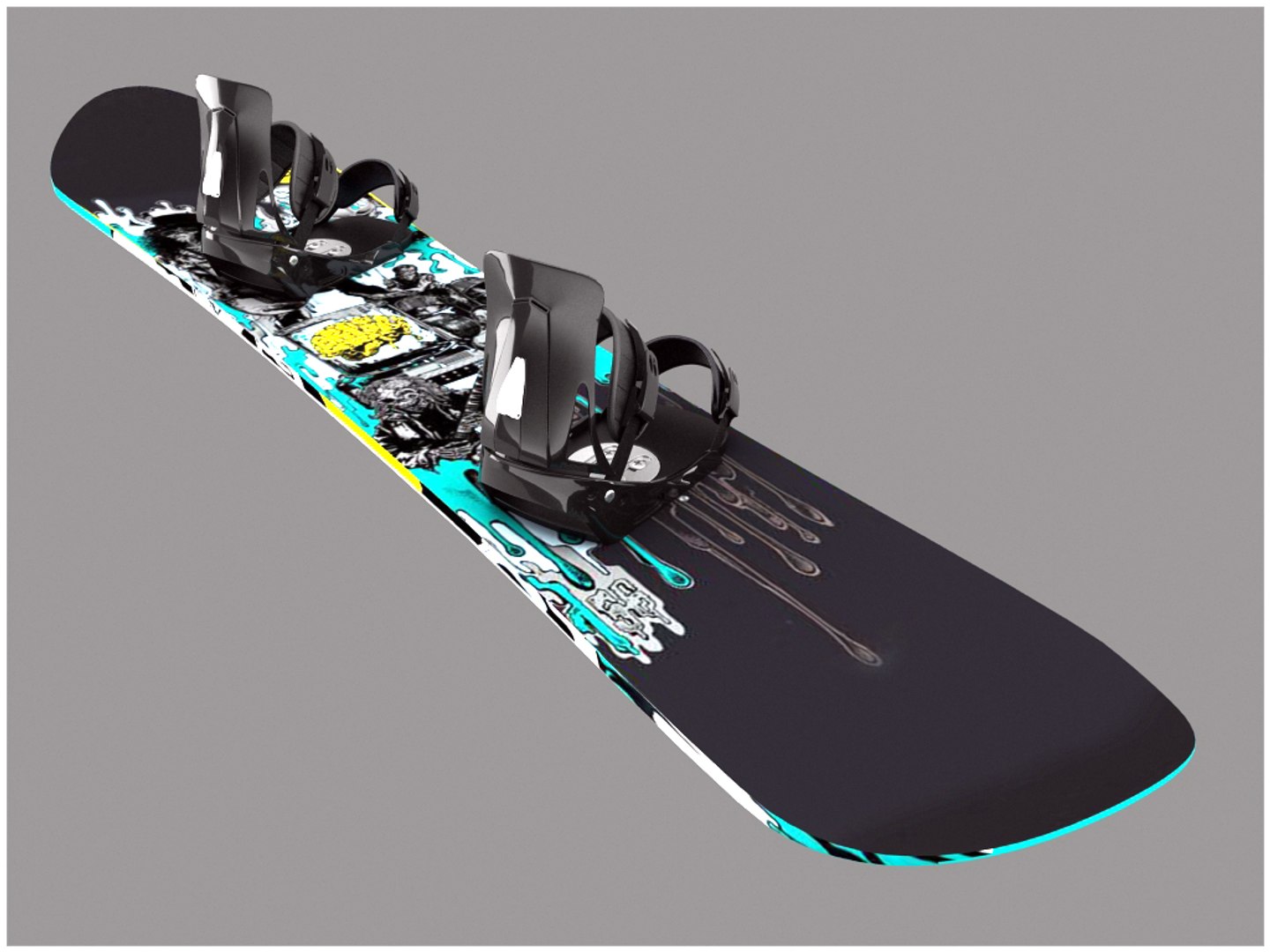 Snow Board Snowboard 3d Model