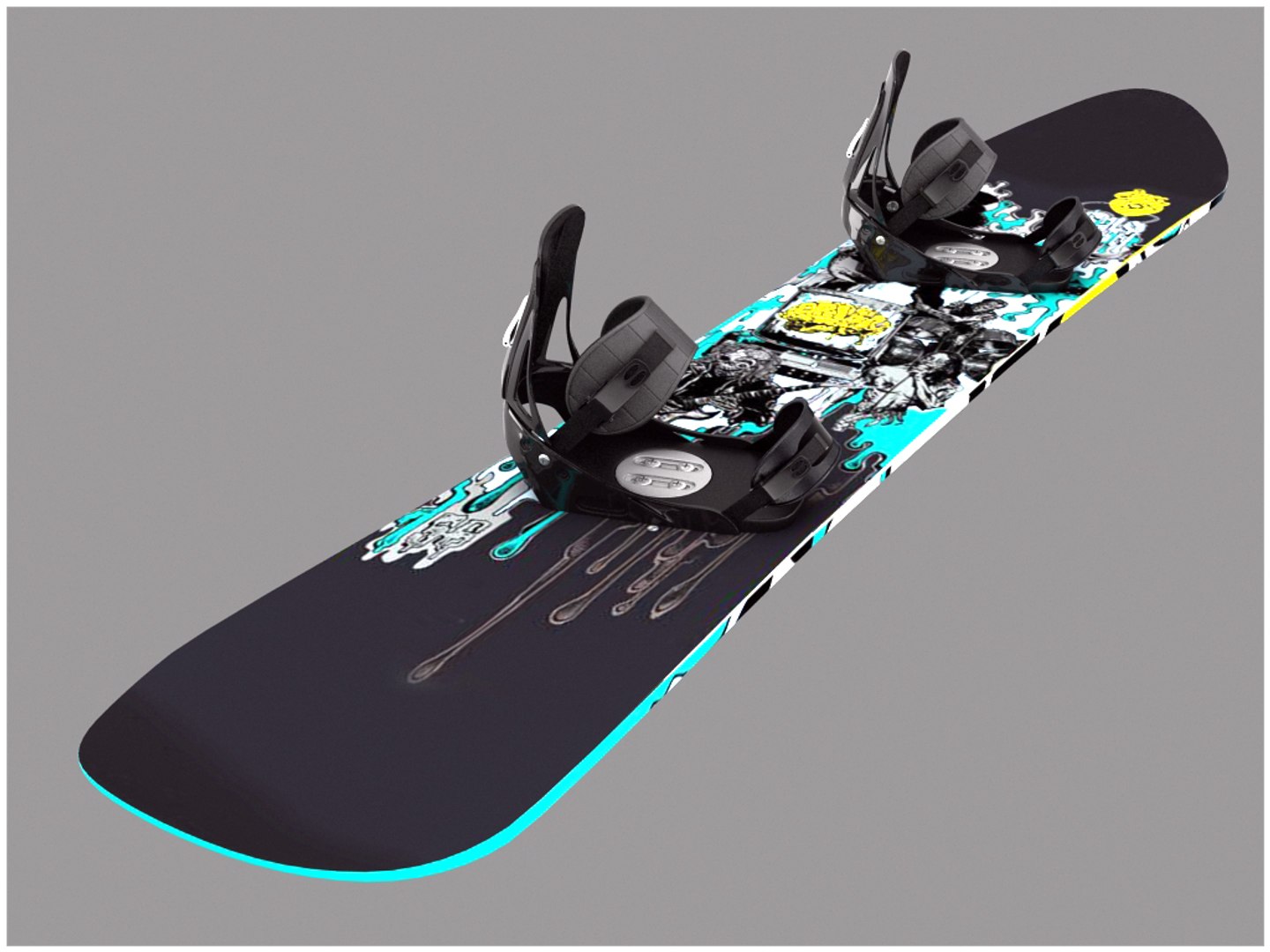 Snow Board Snowboard 3d Model