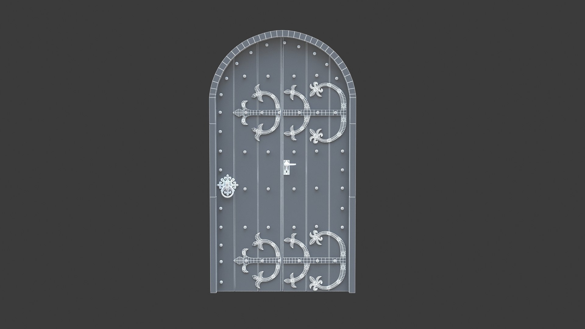 3D 10 Castle Doors Low Poly Collection - TurboSquid 1925267
