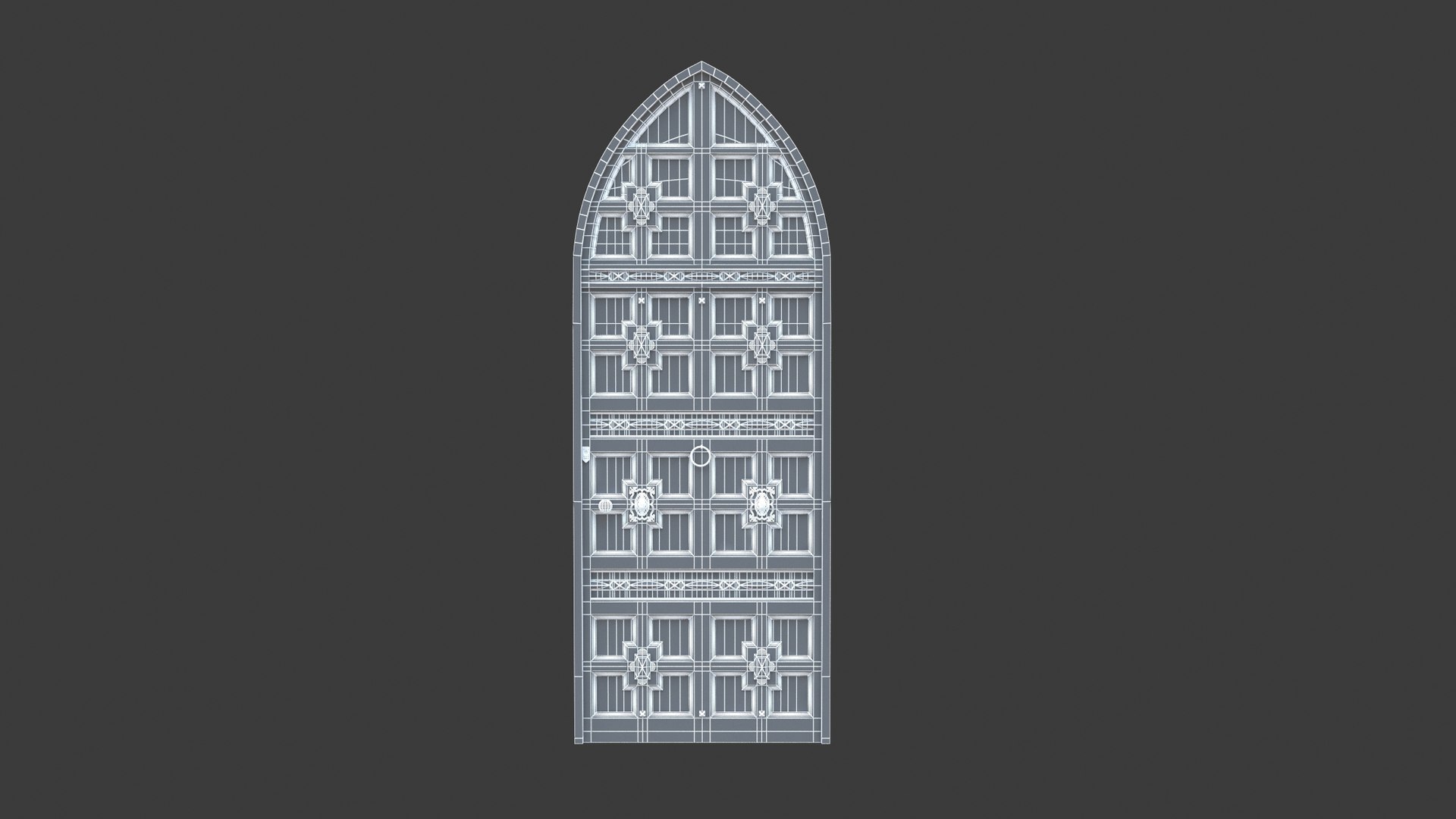 3D 10 Castle Doors Low Poly Collection - TurboSquid 1925267