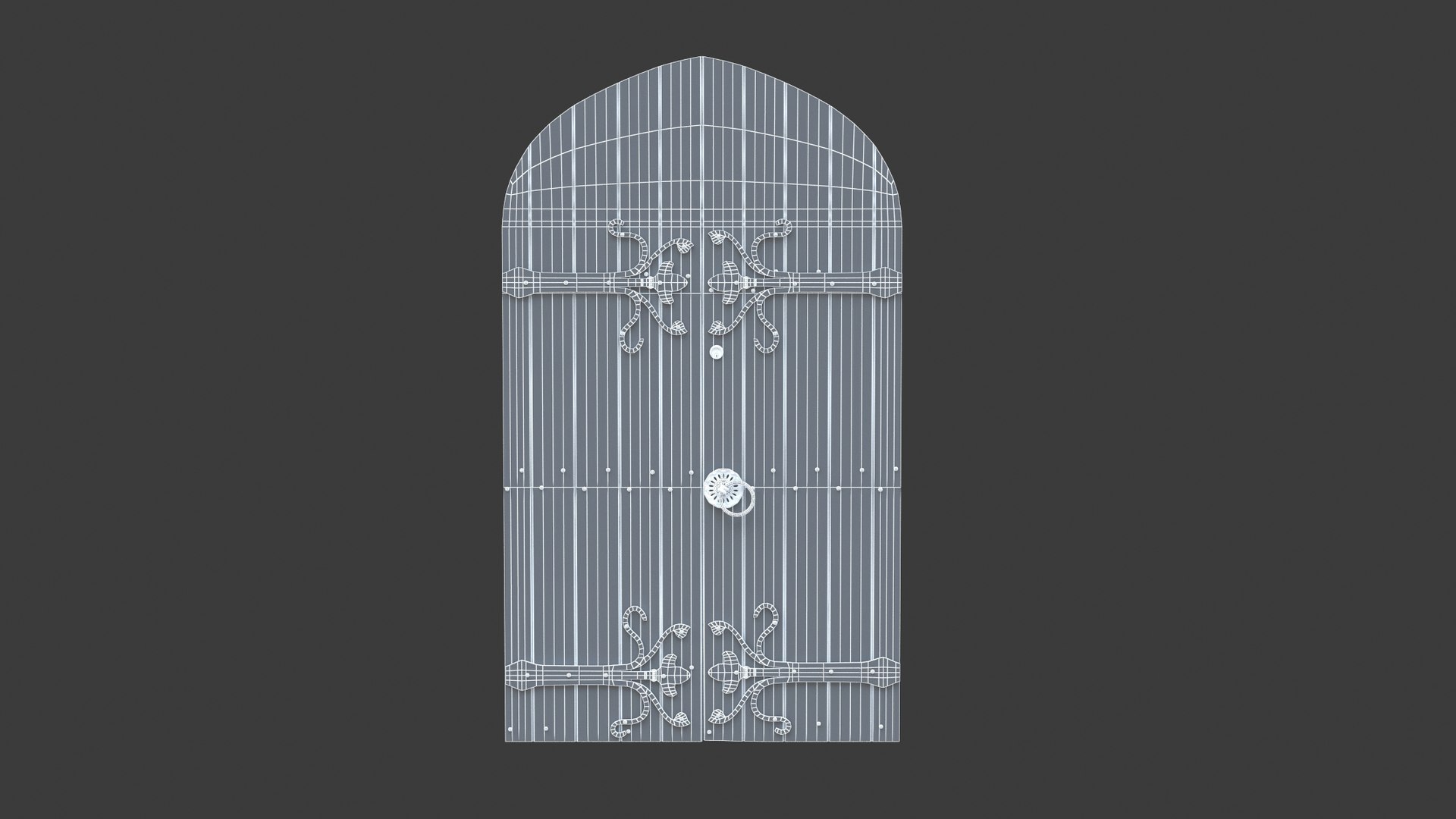 3D 10 Castle Doors Low Poly Collection - TurboSquid 1925267