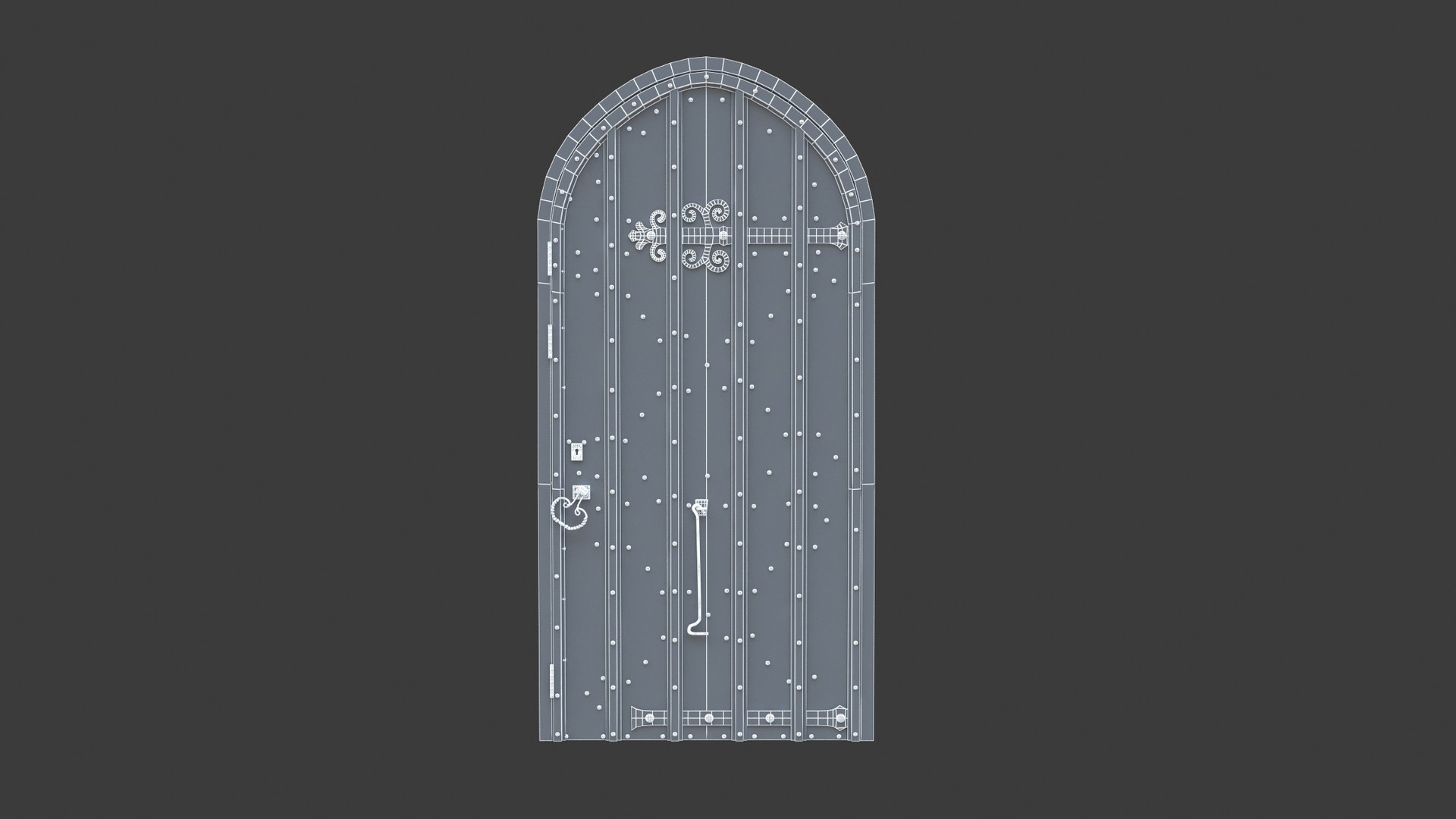 3D 10 Castle Doors Low Poly Collection - TurboSquid 1925267