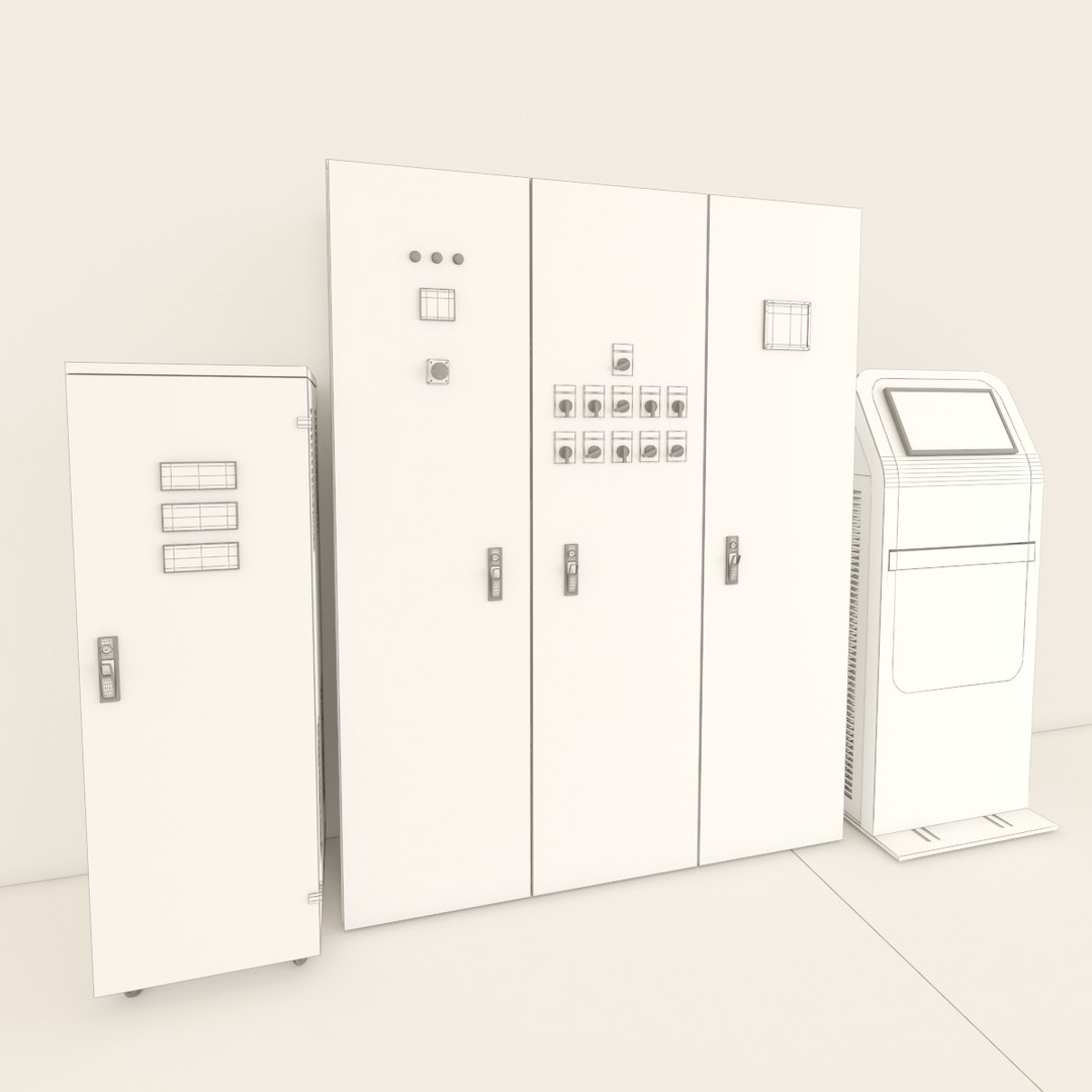 Electrical panels 3D model - TurboSquid 1310193