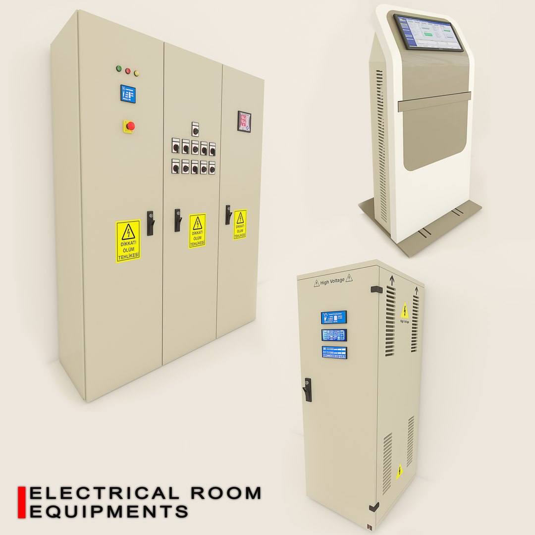 Electrical panels 3D model - TurboSquid 1310193