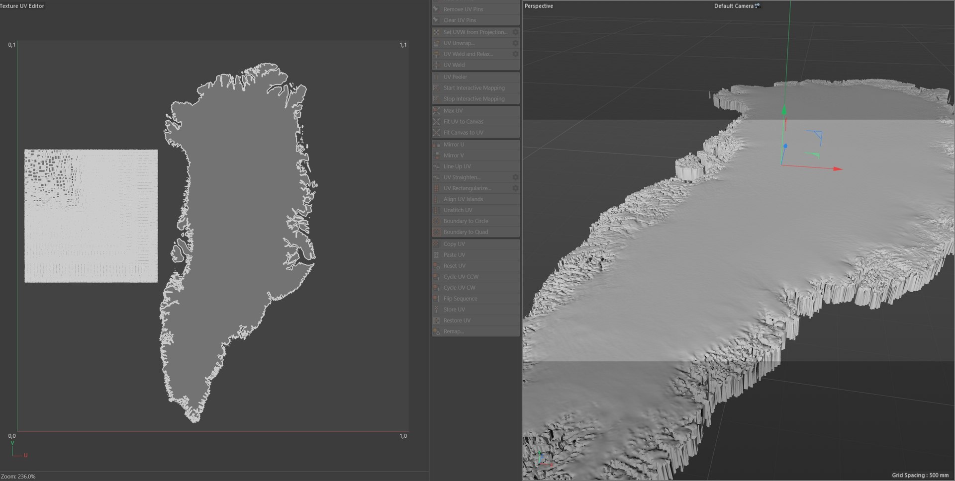 Greenland Terrain Map 3D Model - TurboSquid 2336055