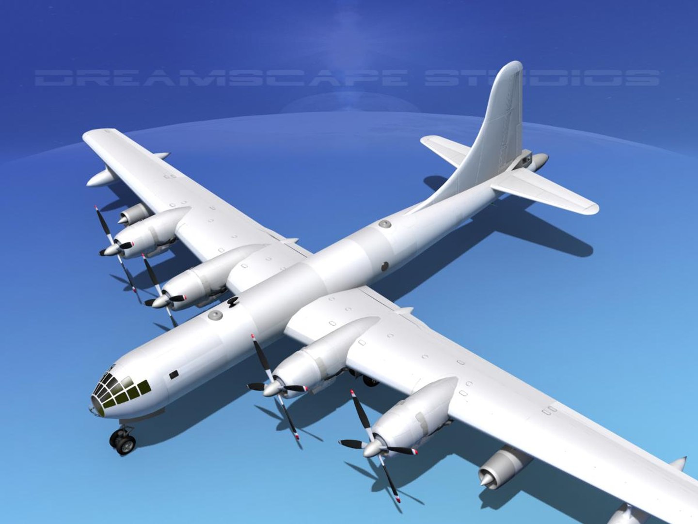 3d Tanker Kb-50 Boeing Superfortress Model