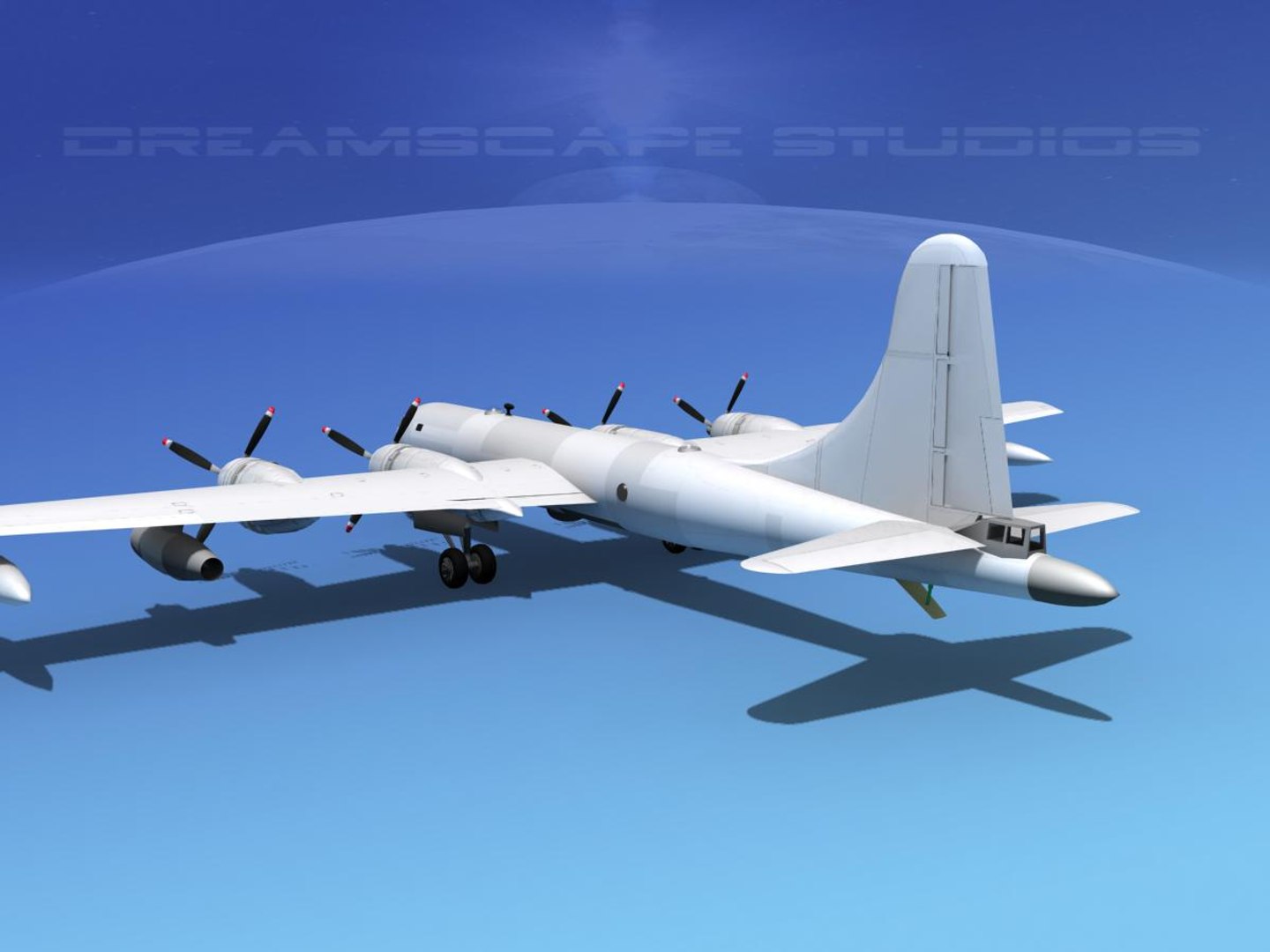 3d Tanker Kb-50 Boeing Superfortress Model