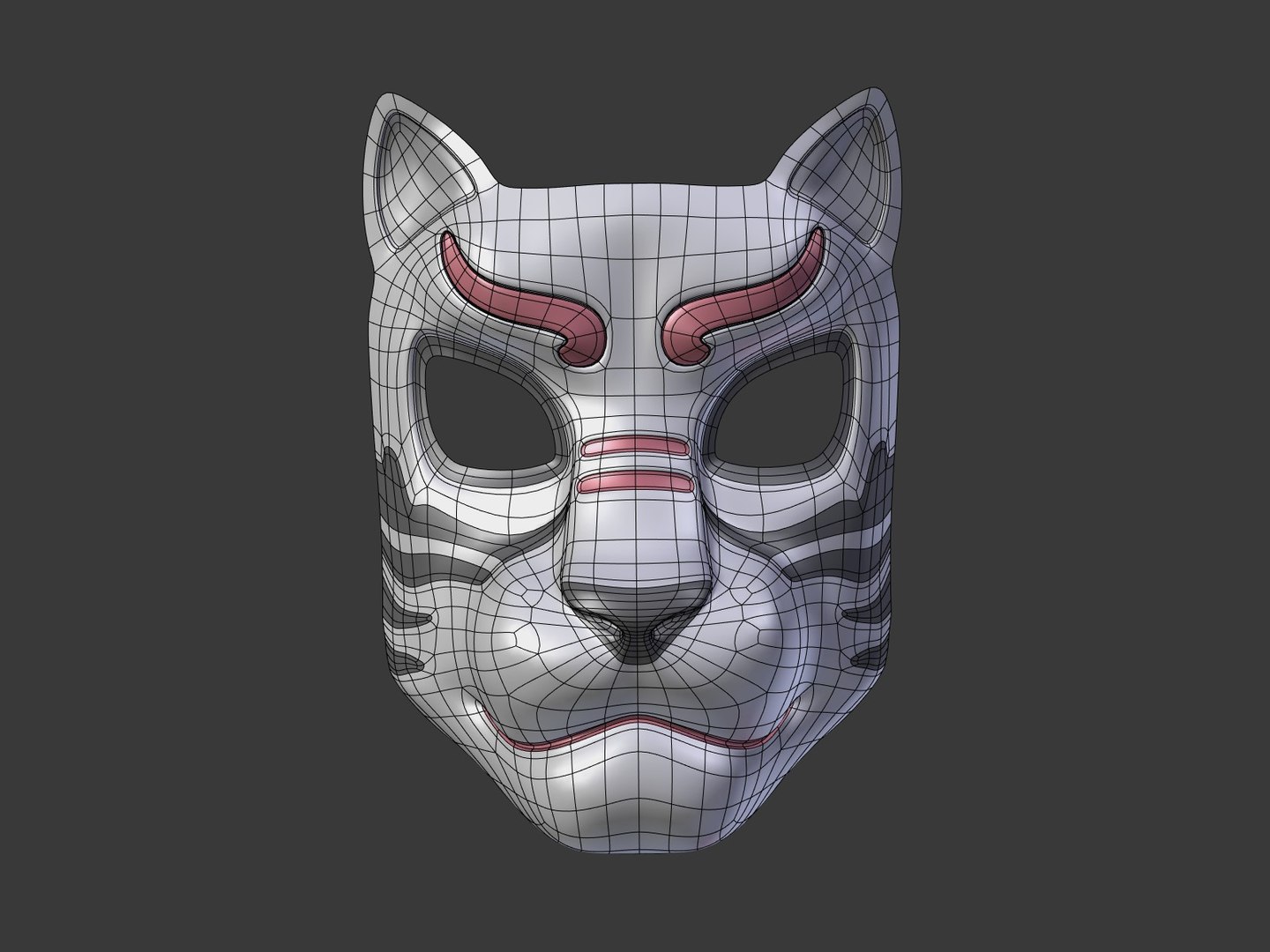 Tiger Mask 3D Model - TurboSquid 1455000