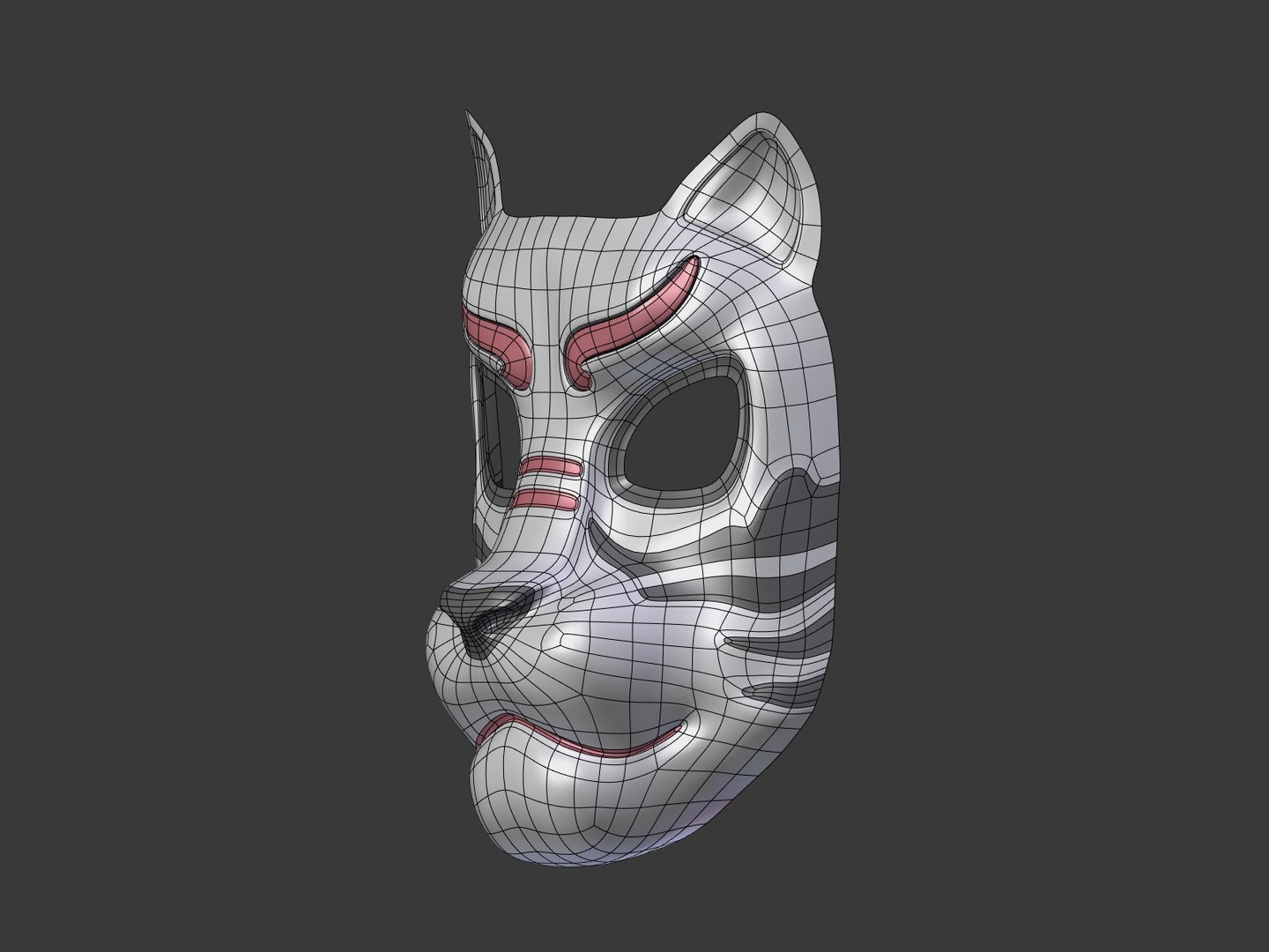 Tiger Mask 3D Model - TurboSquid 1455000