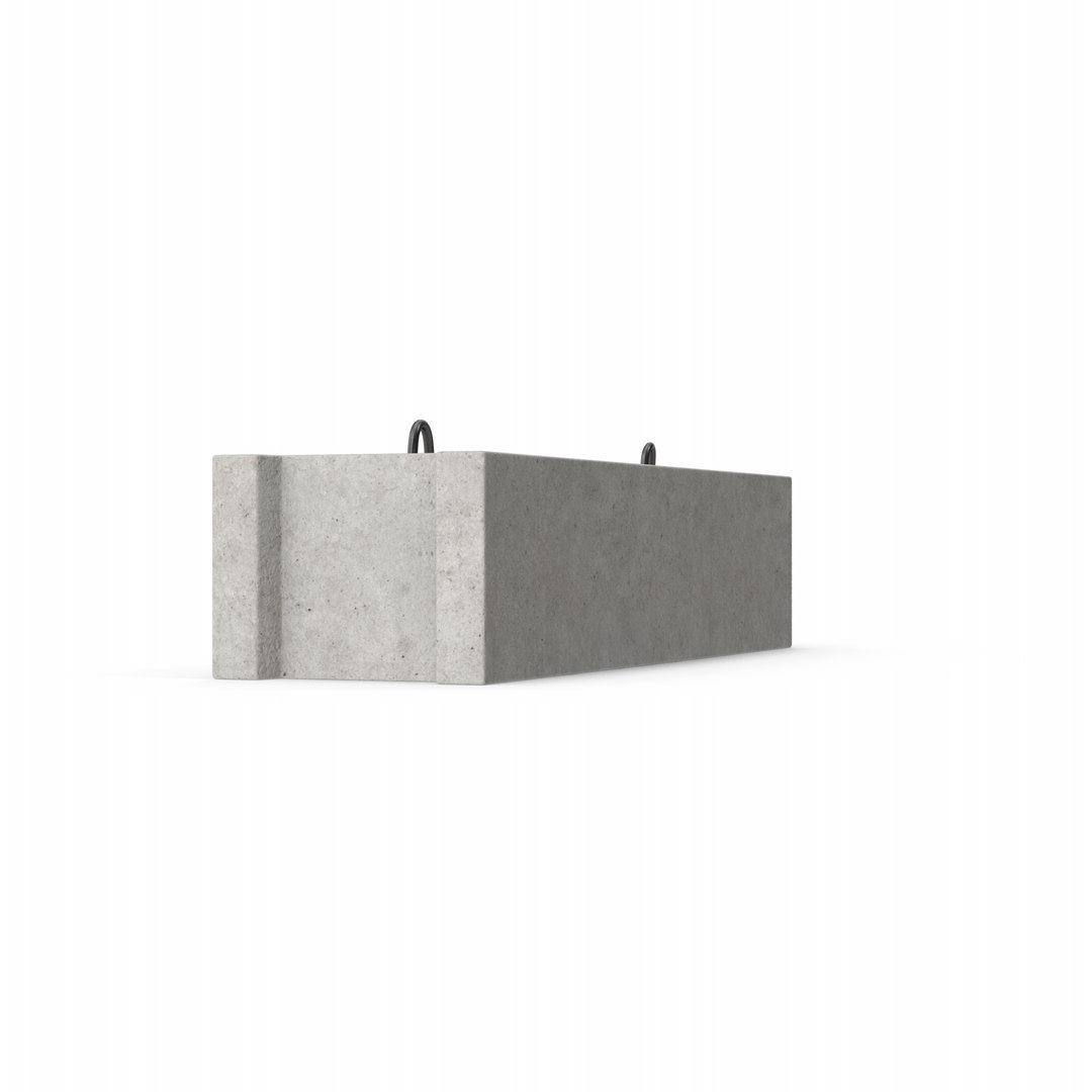 3D Concrete Block Model - TurboSquid 2028007