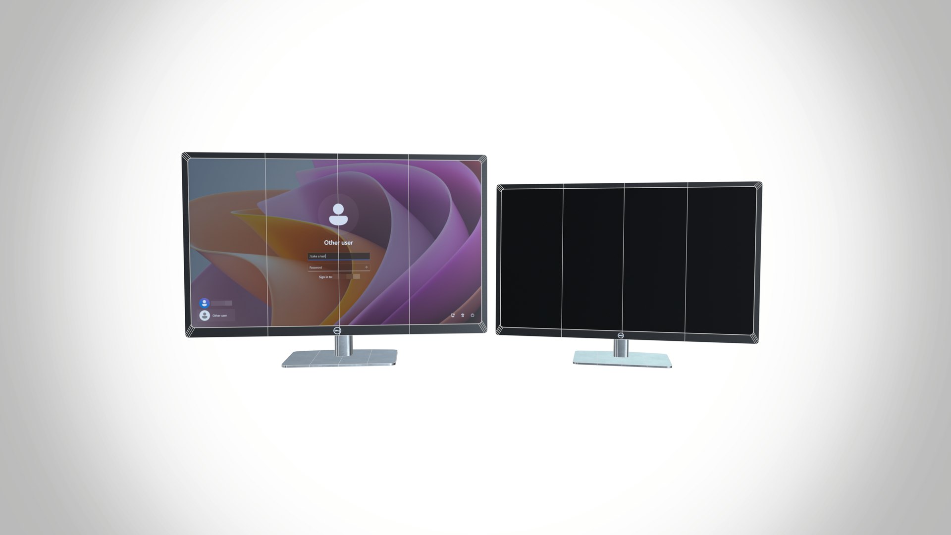 3D DELL Monitors - TurboSquid 2316866