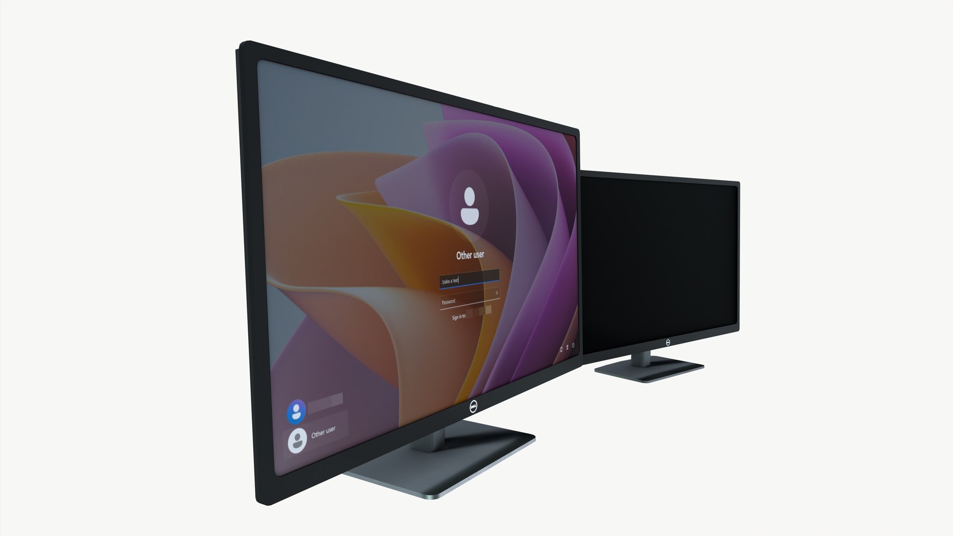 3D DELL Monitors - TurboSquid 2316866