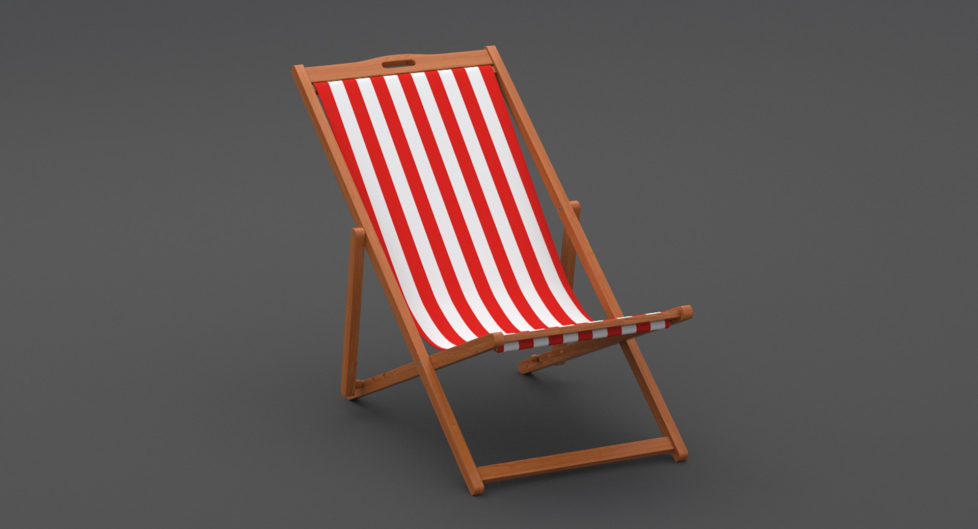 3d beach chair model
