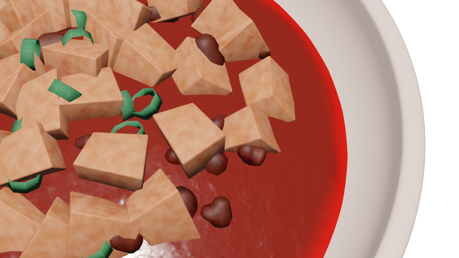 3D Model Mapo Tofu - TurboSquid 1852363