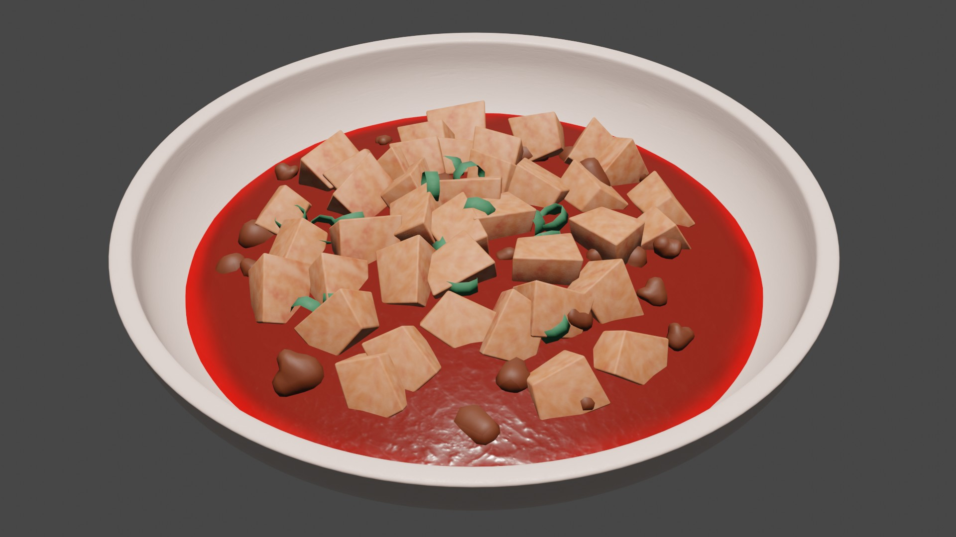 3D Model Mapo Tofu - TurboSquid 1852363