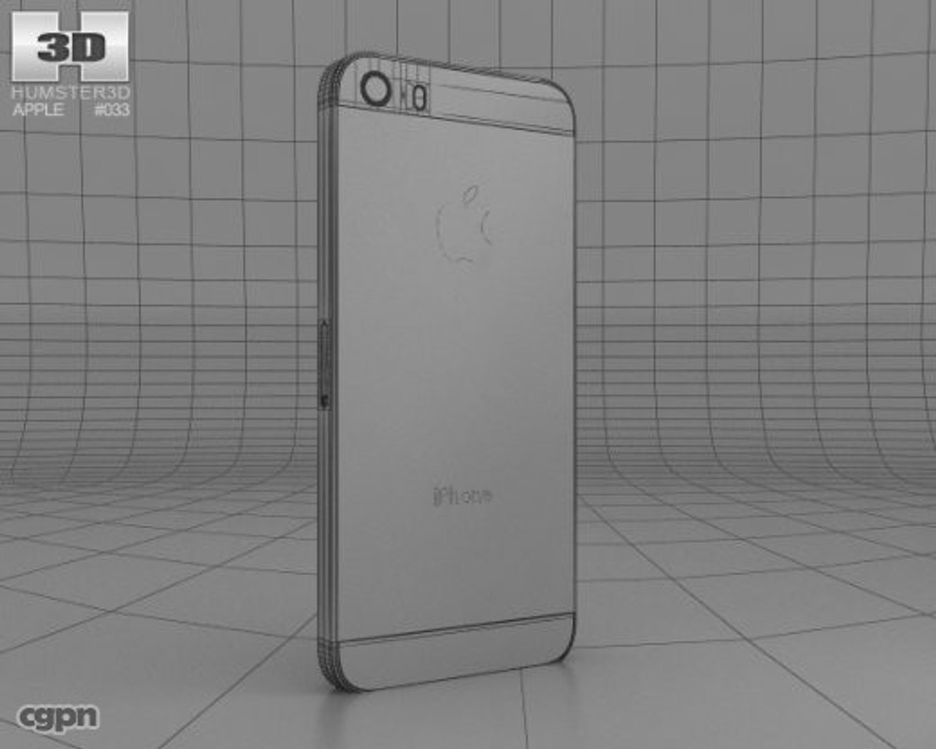 5s apple iphone 3d model