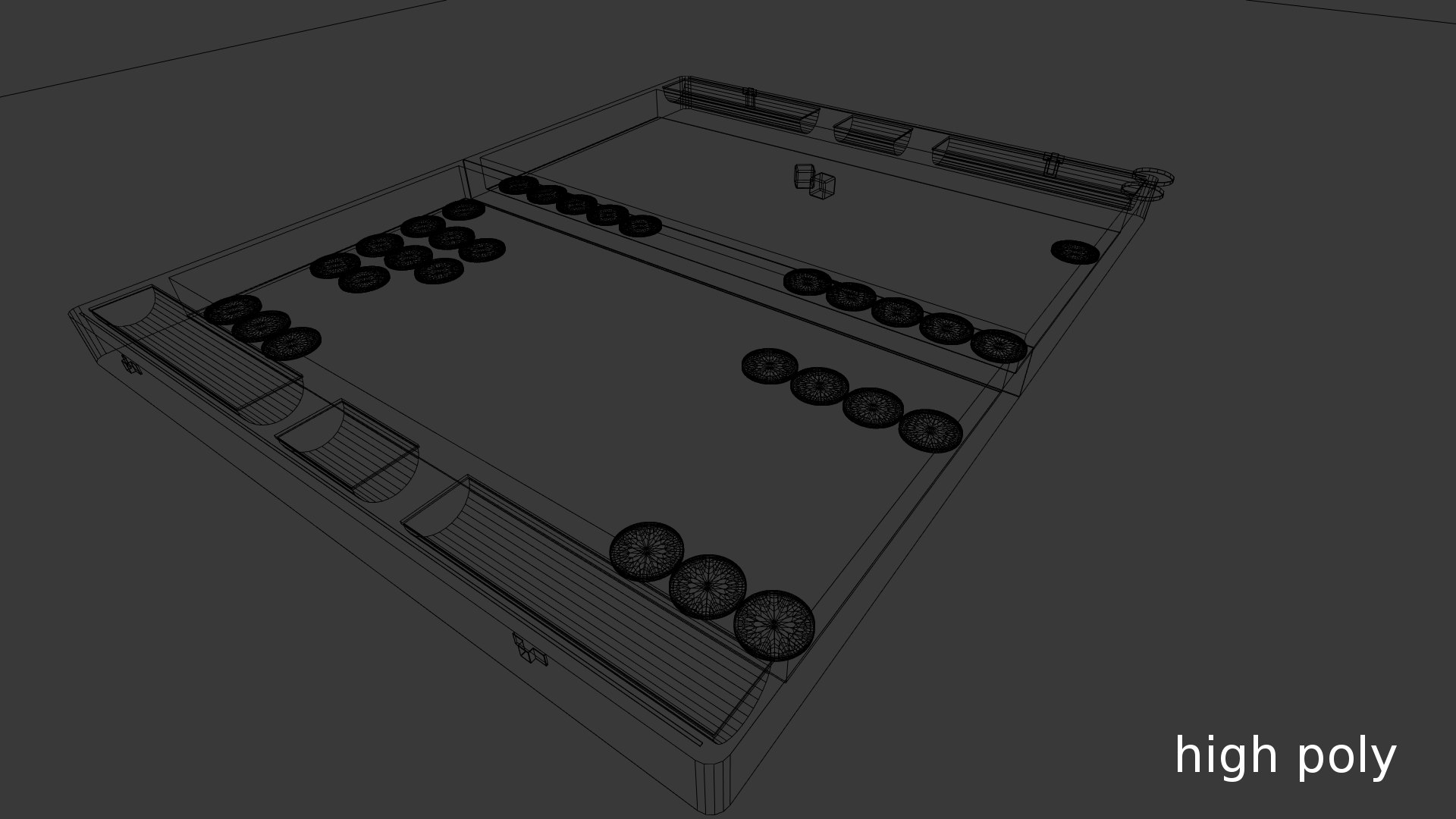 Backgammon Blender 3D Model - TurboSquid 1347352