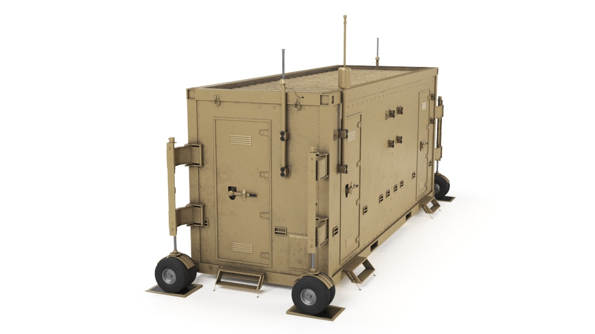 UAV Ground Control Container Station 3D Model - TurboSquid 2248220