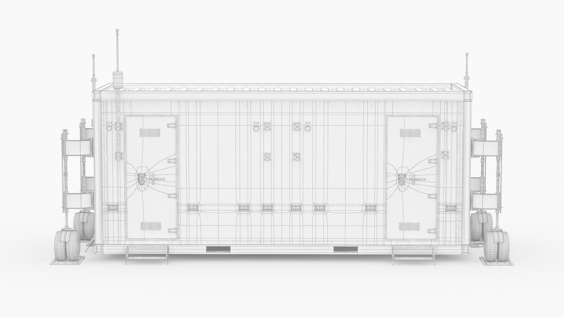 UAV Ground Control Container Station 3D Model - TurboSquid 2248220