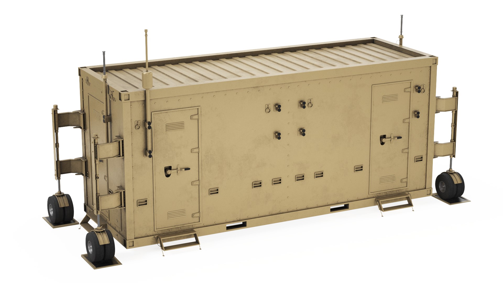 UAV Ground Control Container Station 3D Model - TurboSquid 2248220