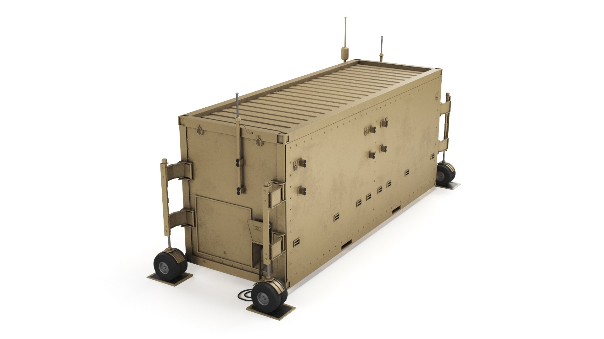 UAV Ground Control Container Station 3D Model - TurboSquid 2248220
