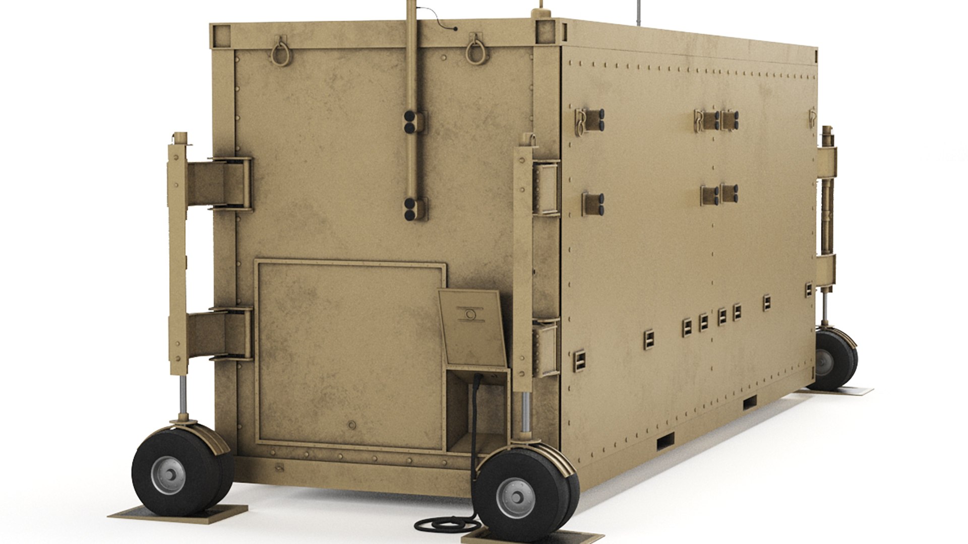 UAV Ground Control Container Station 3D Model - TurboSquid 2248220