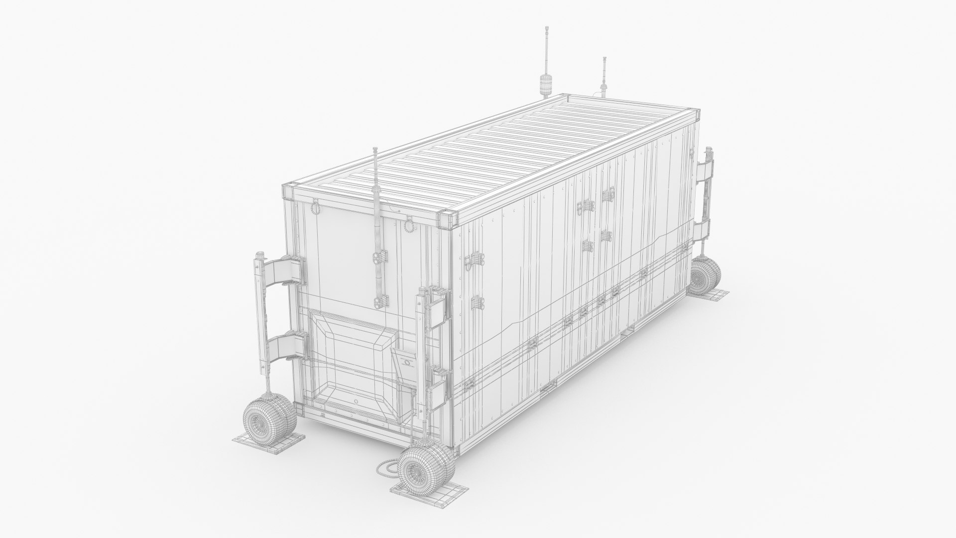 UAV Ground Control Container Station 3D Model - TurboSquid 2248220