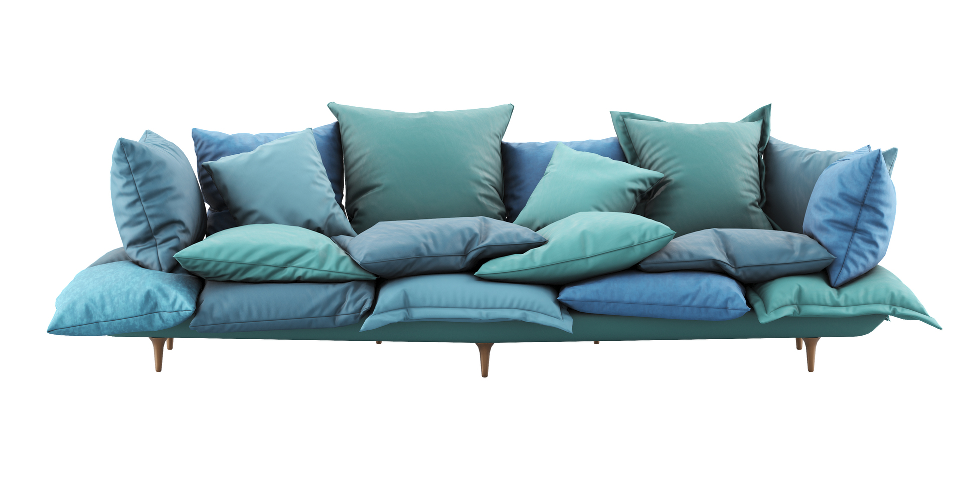 Seletti Blue Velvet Comfy Sofa Low-poly 3D Model Model - TurboSquid 2338112