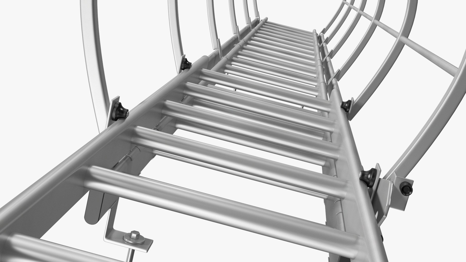 Fire Escape Dropdown Ladder 3D - TurboSquid 2071200