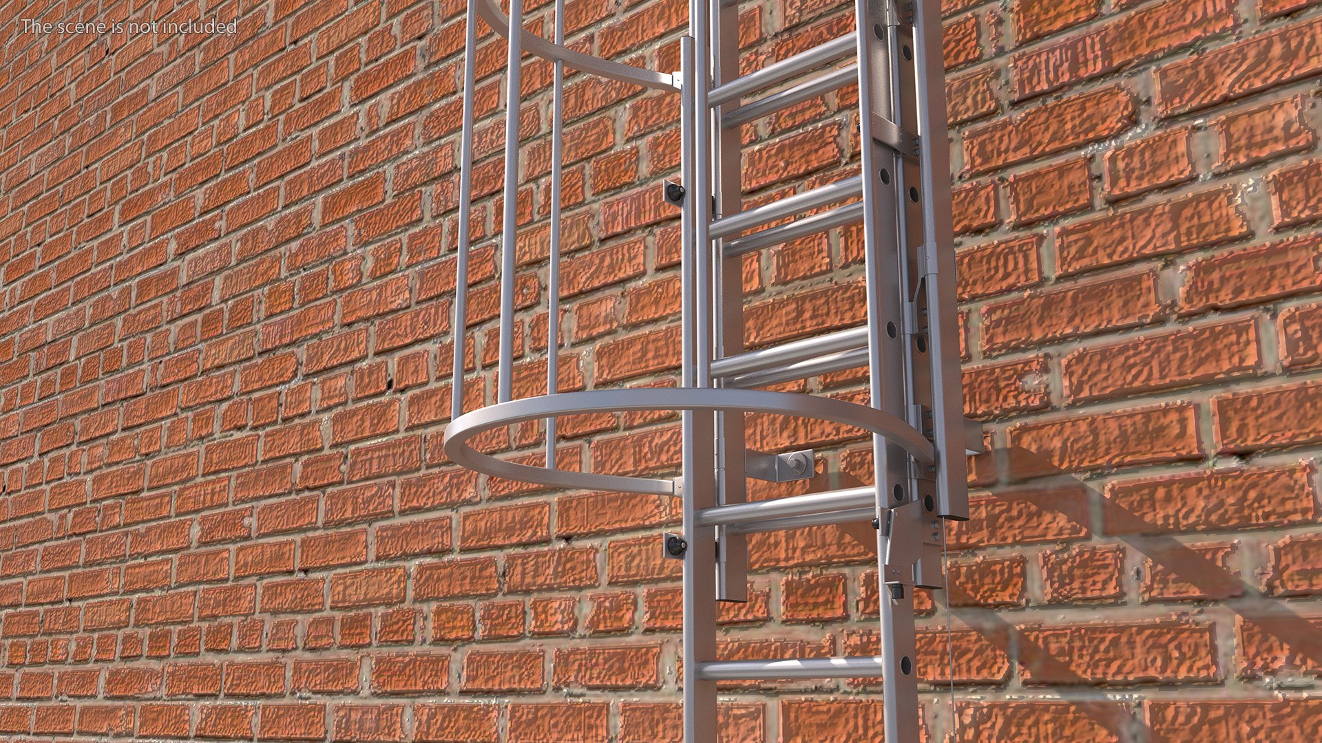 Fire Escape Dropdown Ladder 3D - TurboSquid 2071200