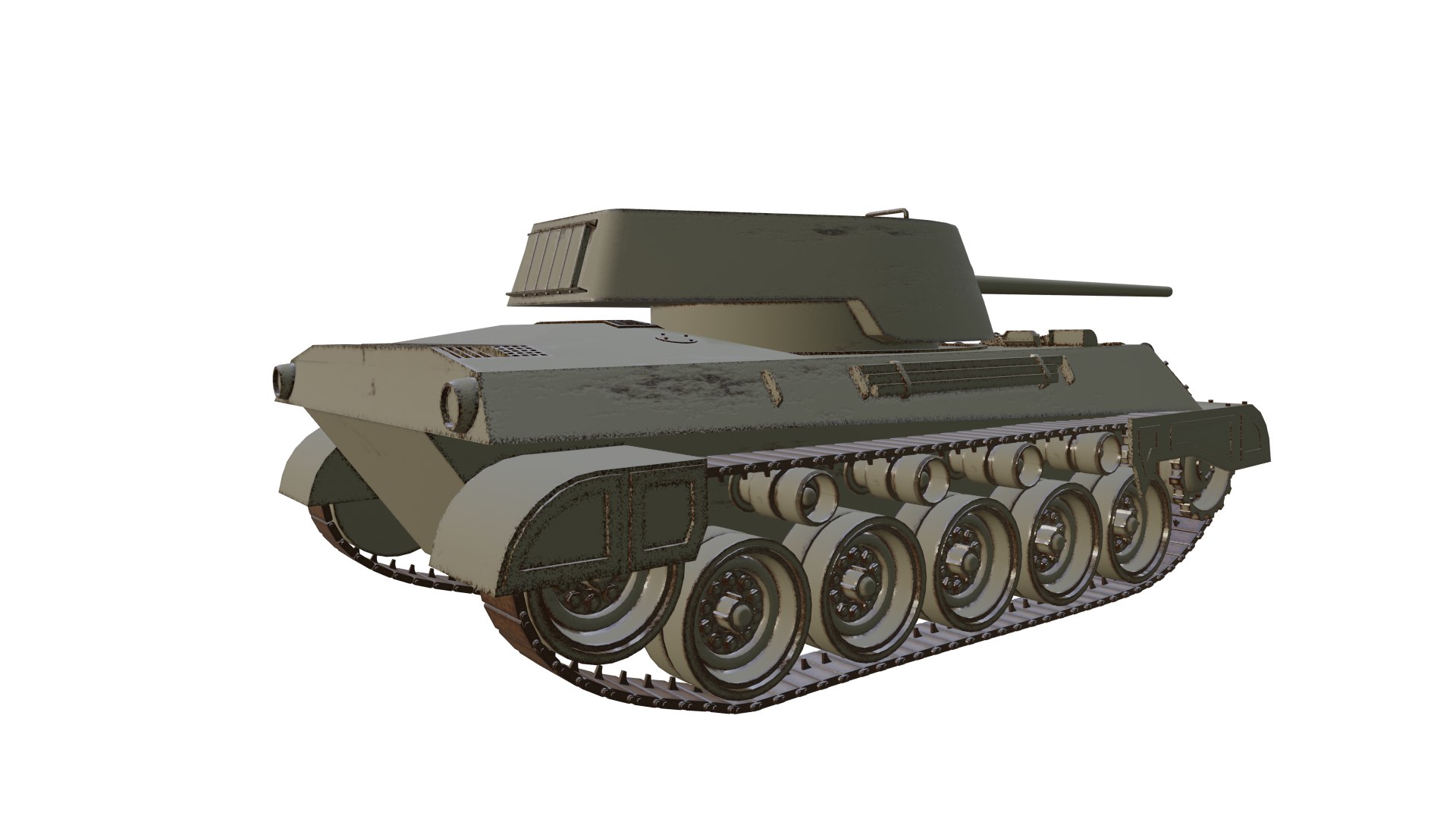 3D M18 Hellcat Tank - TurboSquid 2239492