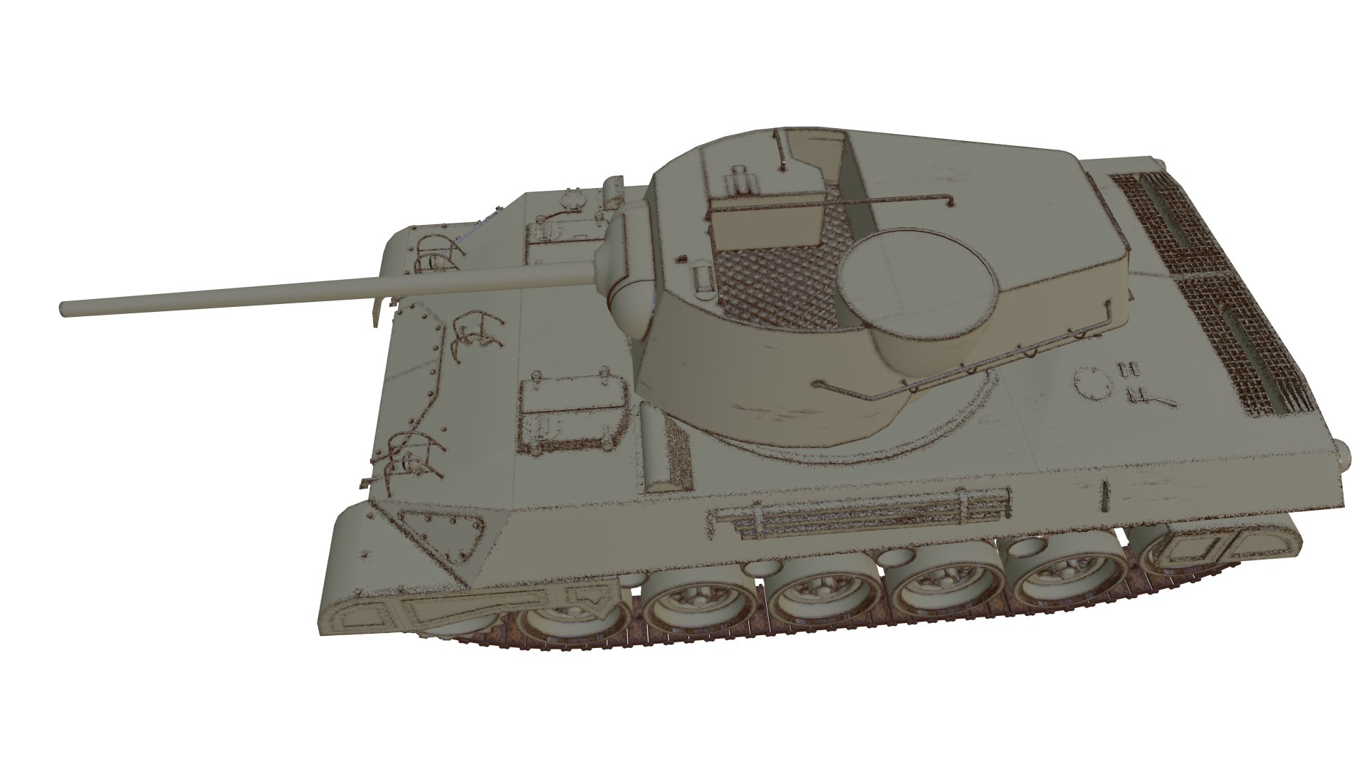 3D M18 Hellcat Tank - TurboSquid 2239492