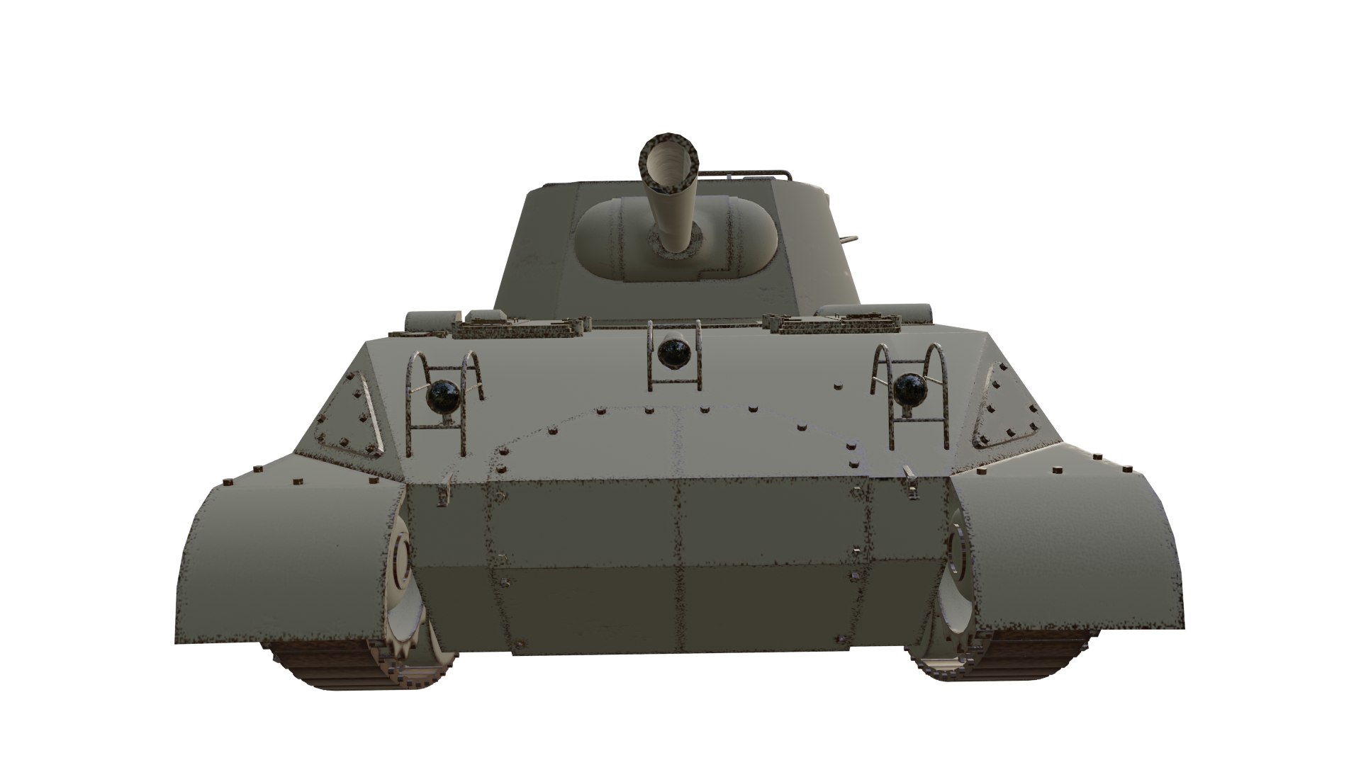 3D M18 Hellcat Tank - TurboSquid 2239492