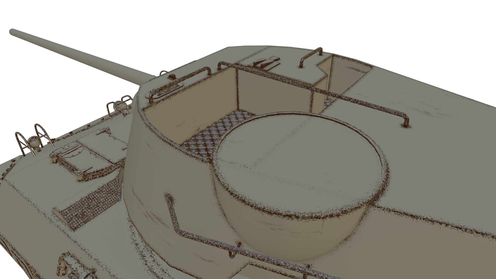3D M18 Hellcat Tank - TurboSquid 2239492