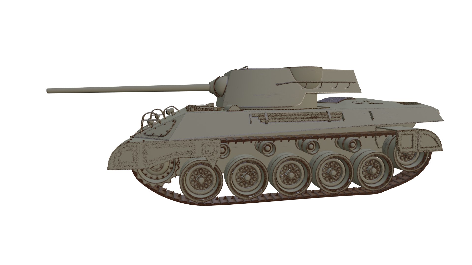 3D M18 Hellcat Tank - TurboSquid 2239492