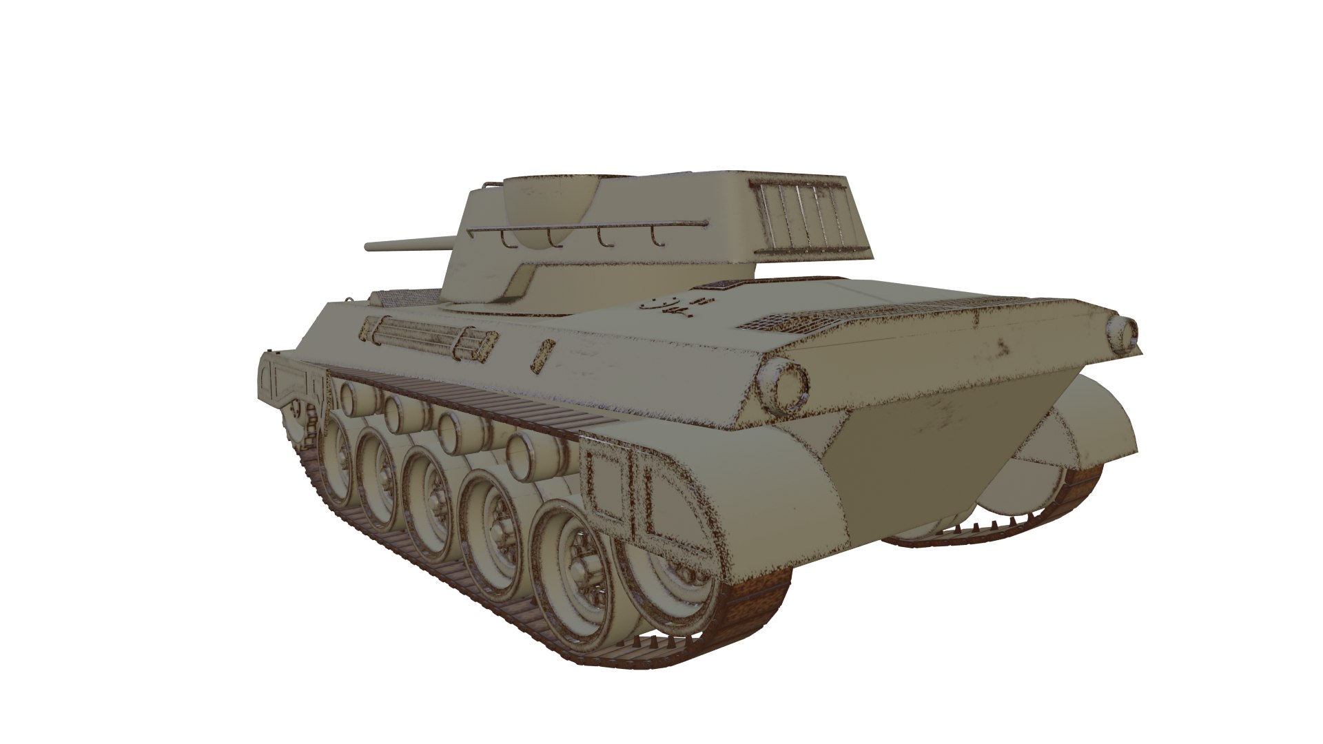 3D M18 Hellcat Tank - TurboSquid 2239492