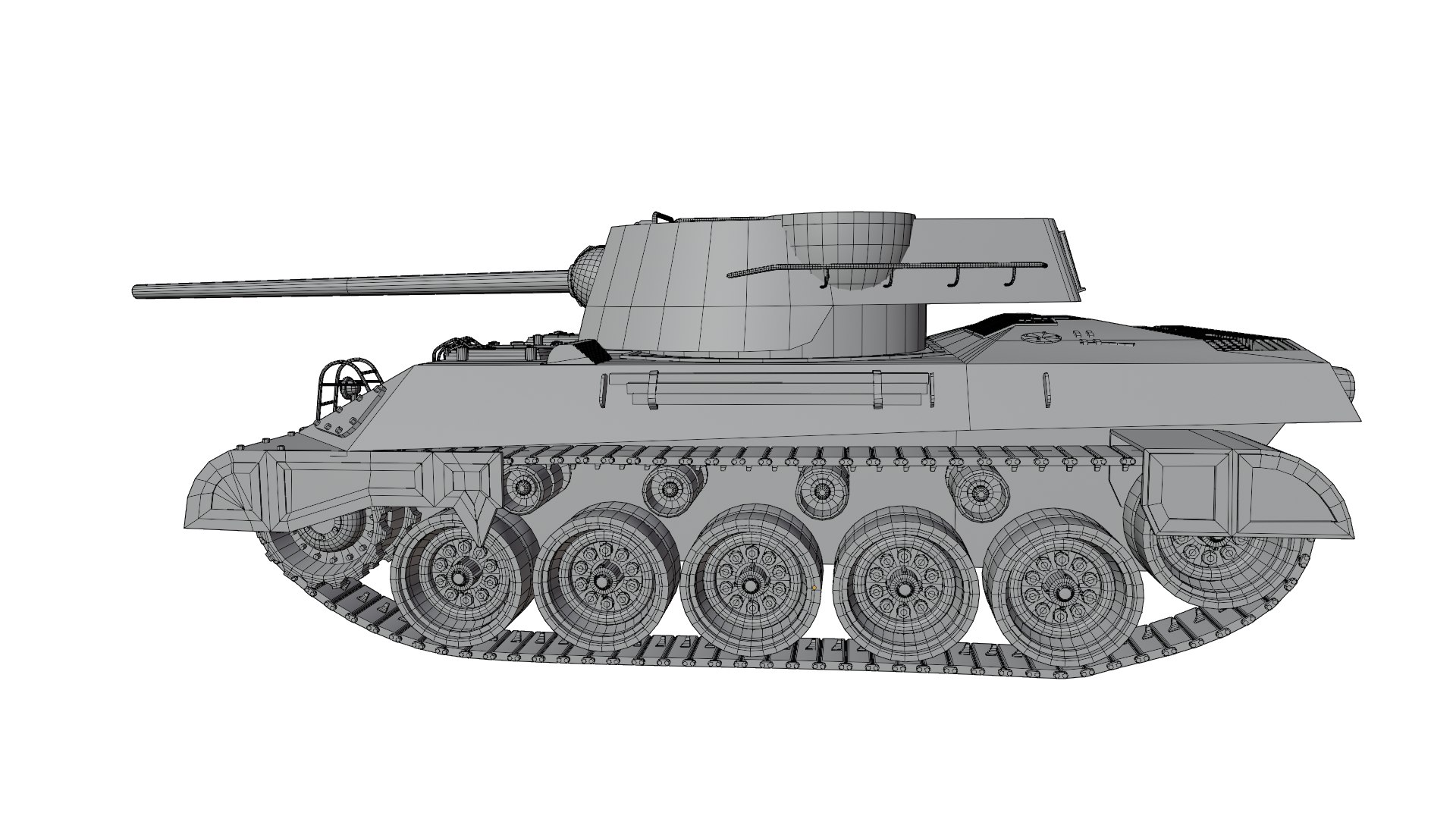 3D M18 Hellcat Tank - TurboSquid 2239492