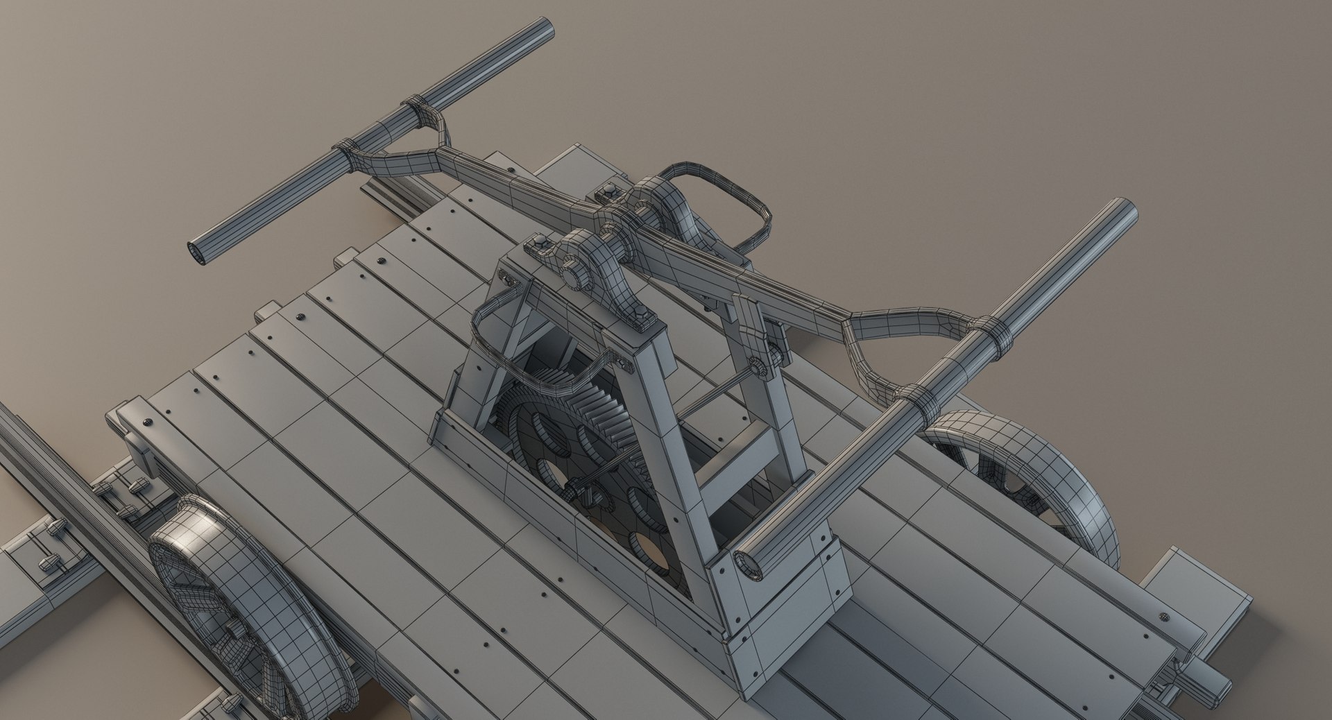 3d Model Rail Handcar