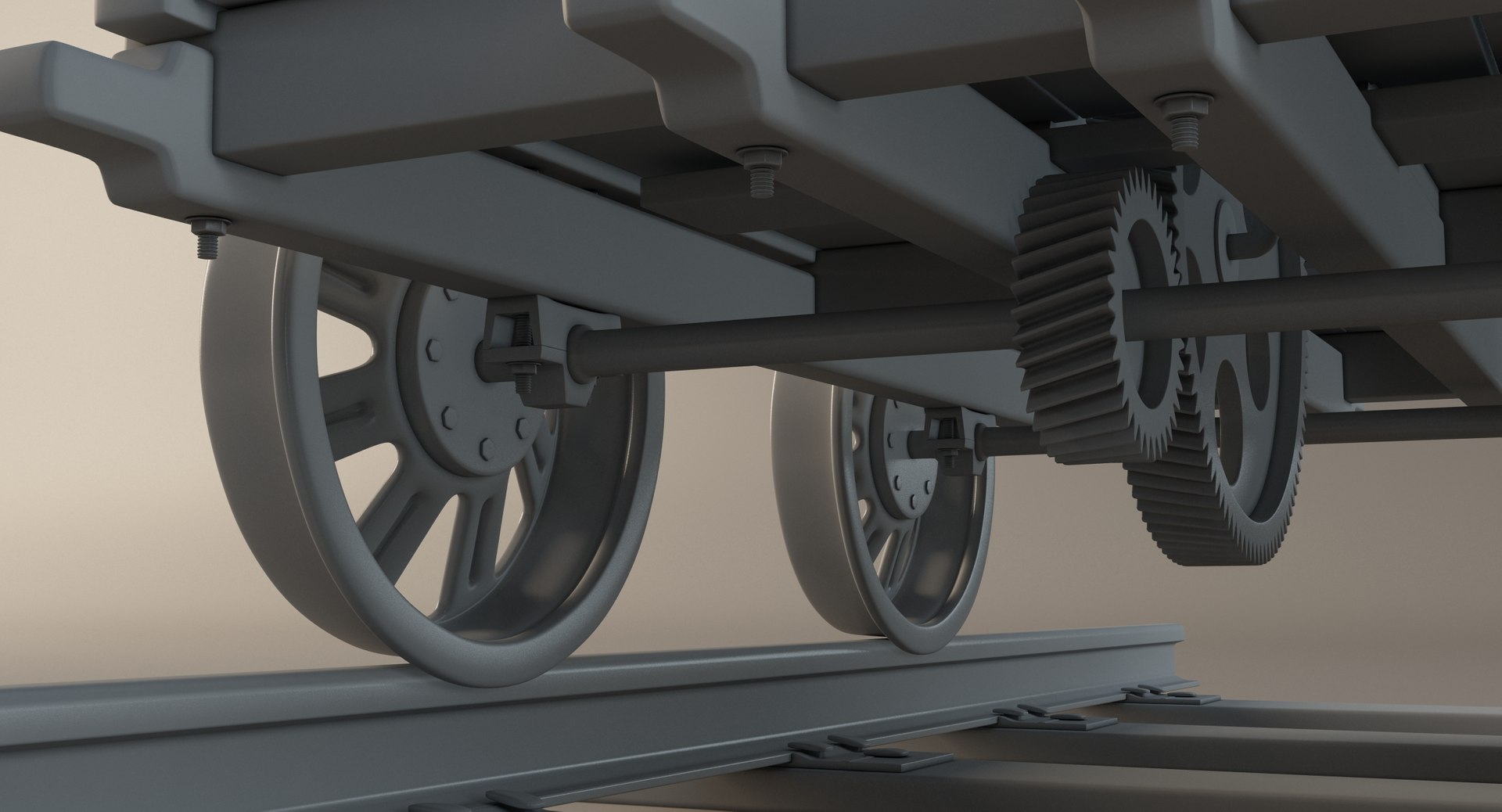 3d Model Rail Handcar