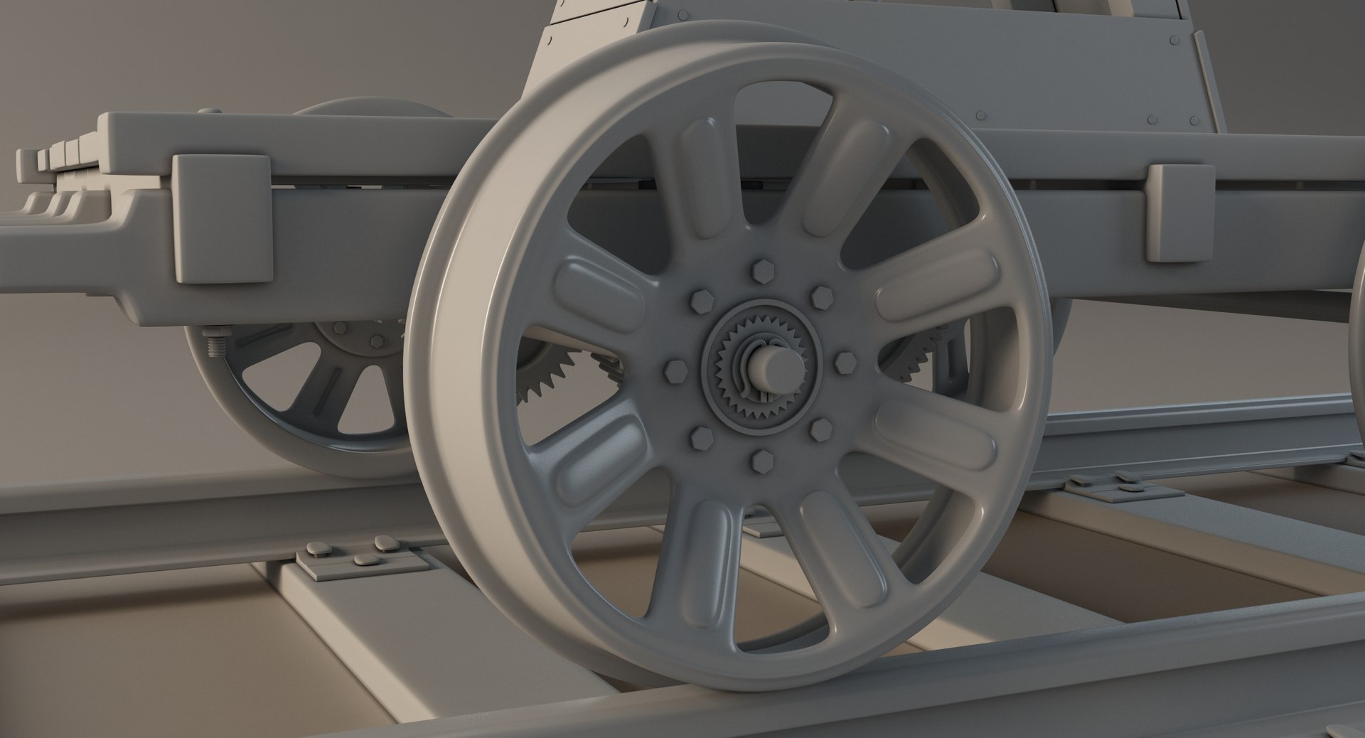 3d Model Rail Handcar