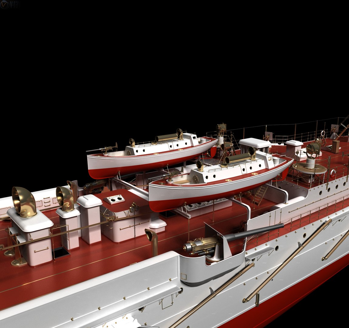 3D Cruiser Askold - TurboSquid 1601487