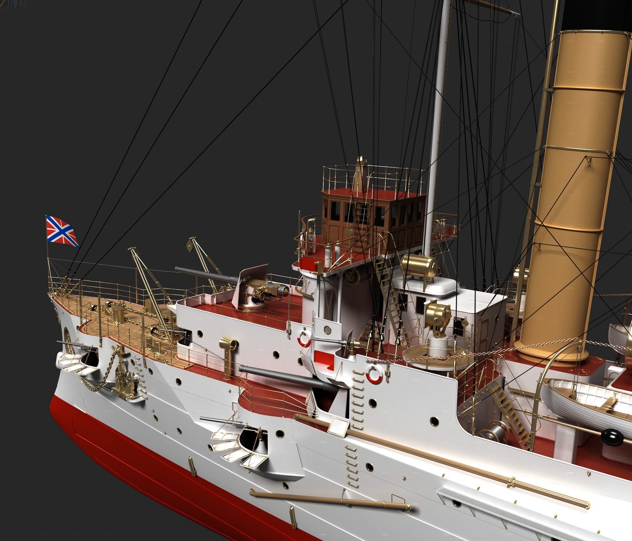 3D Cruiser Askold - TurboSquid 1601487