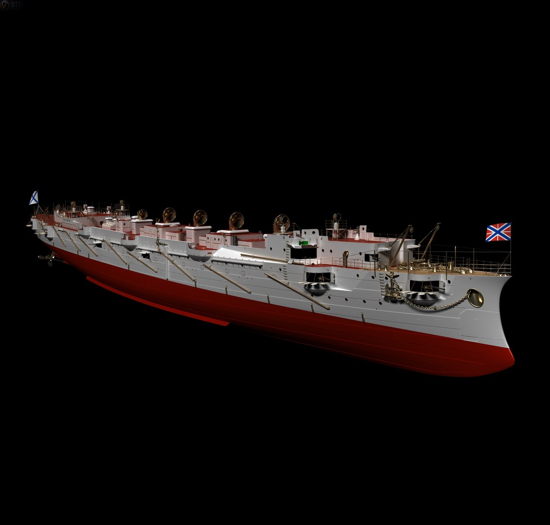 3D Cruiser Askold - TurboSquid 1601487