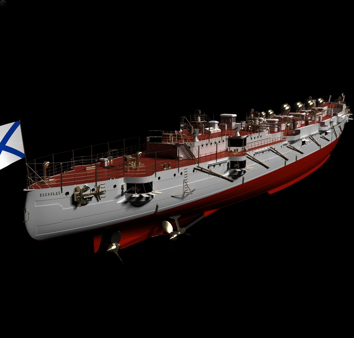 3D Cruiser Askold - TurboSquid 1601487