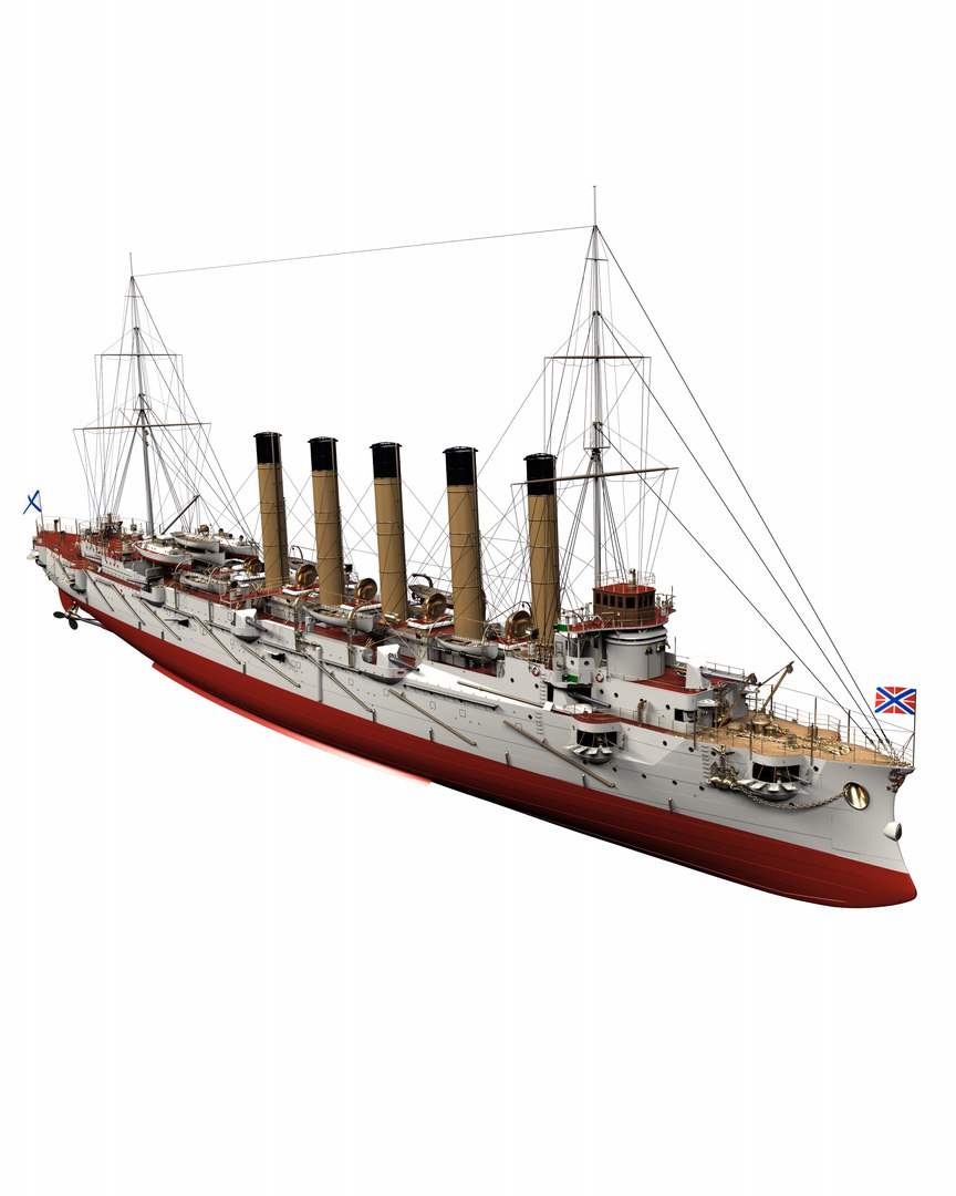 3D Cruiser Askold - TurboSquid 1601487