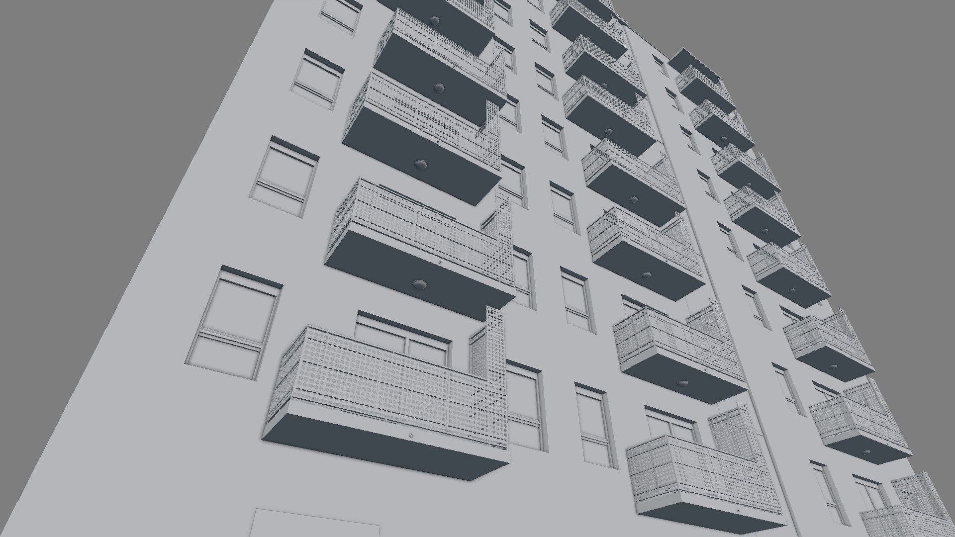 3d Model New European Flat